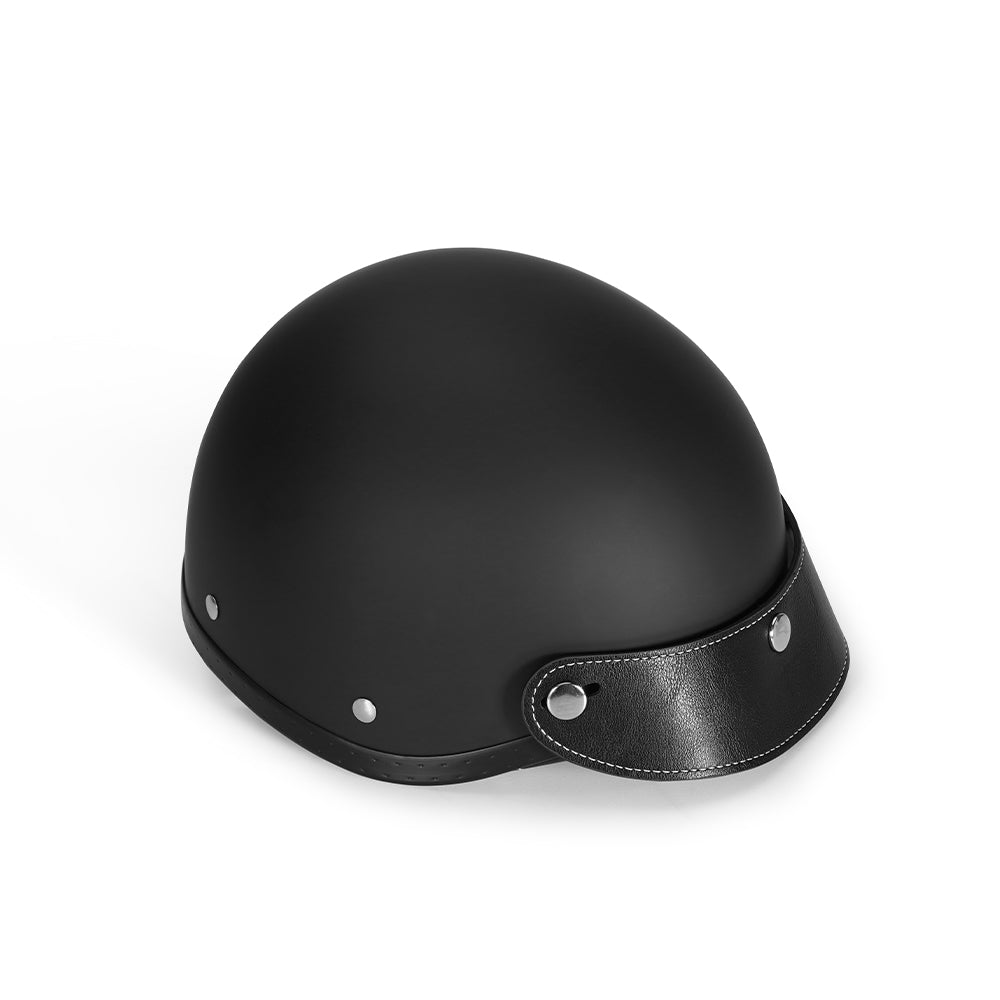 All-Season Cruiser Half Helmet Black – hjmbike.com