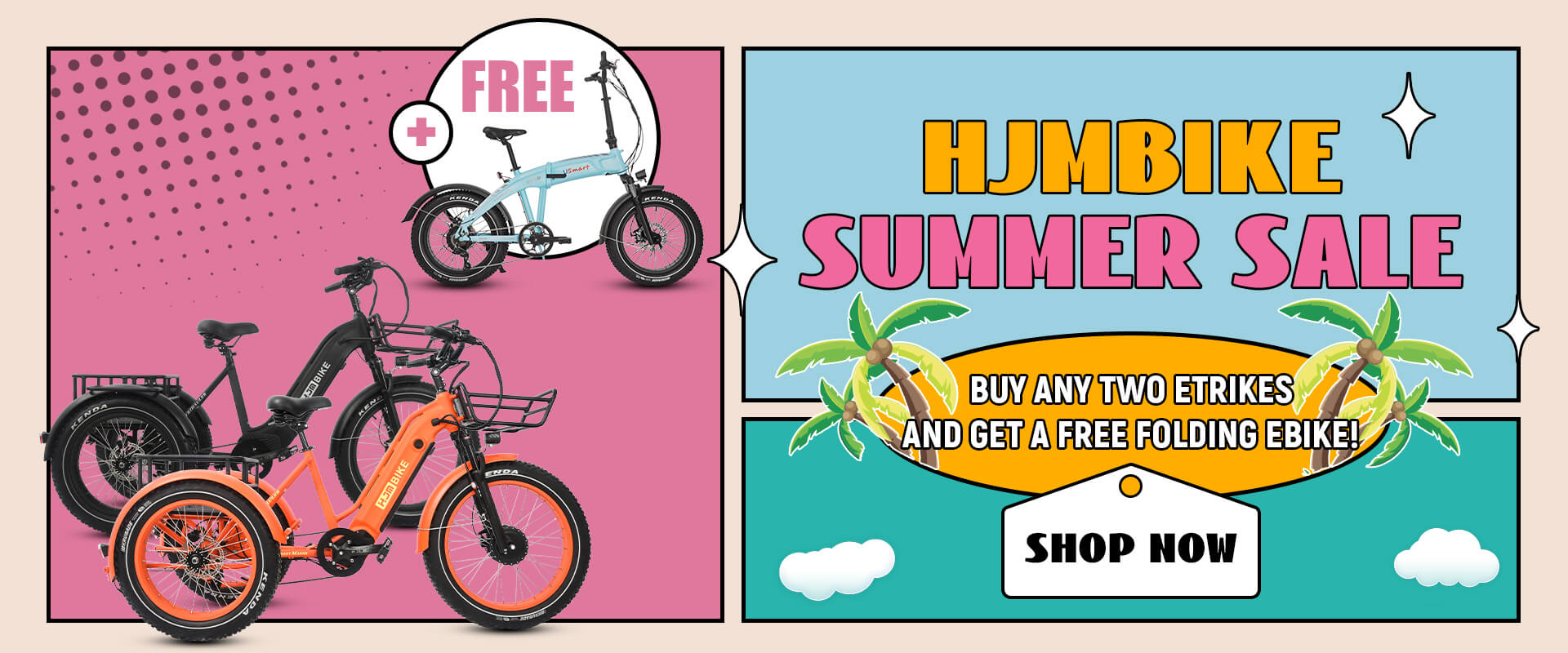 Shop Fat Tire Electric Bike & Accessories | HJM All-terrain Ebike ...