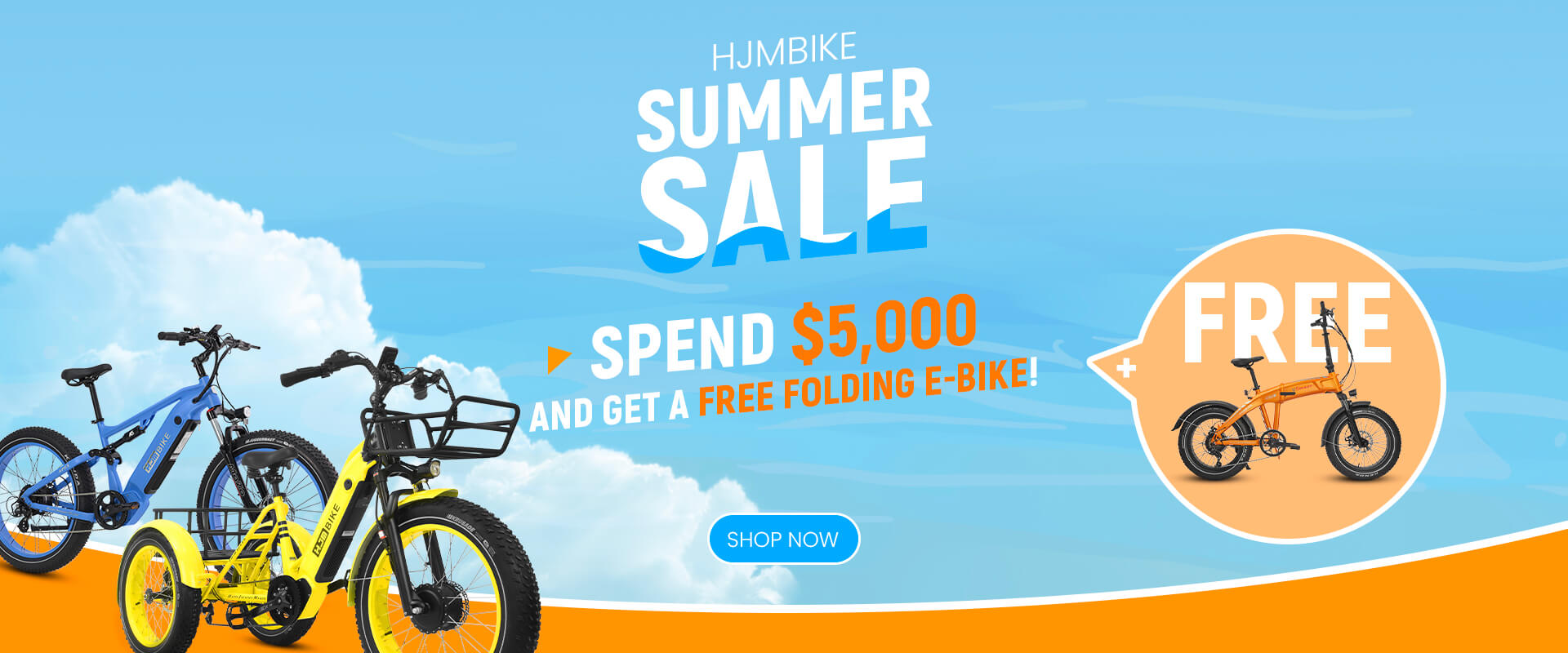 Shop Fat Tire Electric Bike & Accessories | HJM All-terrain Ebike ...