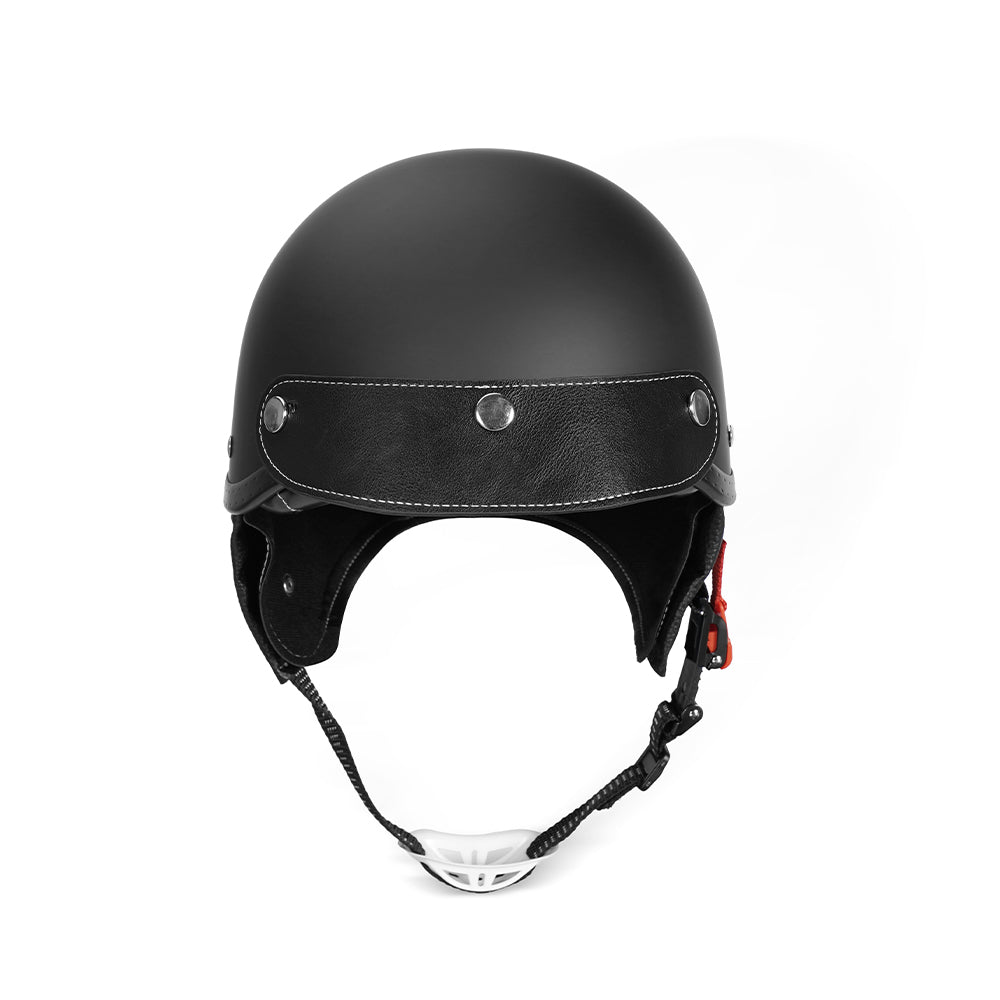 All-Season Cruiser Half Helmet Black – hjmbike.com